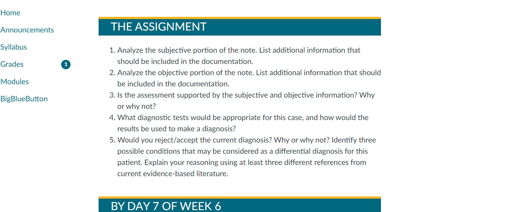 (Answered) NURS-6512N-48 Week 6: Assignment 1 LAB ASSIGNMENT: ASSESSING THE ABDOMEN - Modules ...