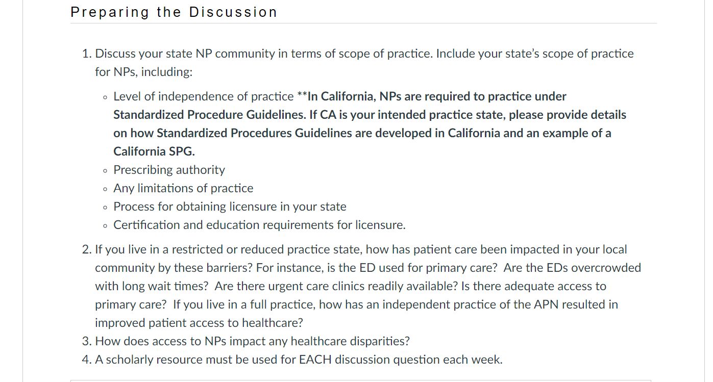 Solution Nr506np Week 6 Scope Of Practice And Patients Healthcare Accessibility Modules