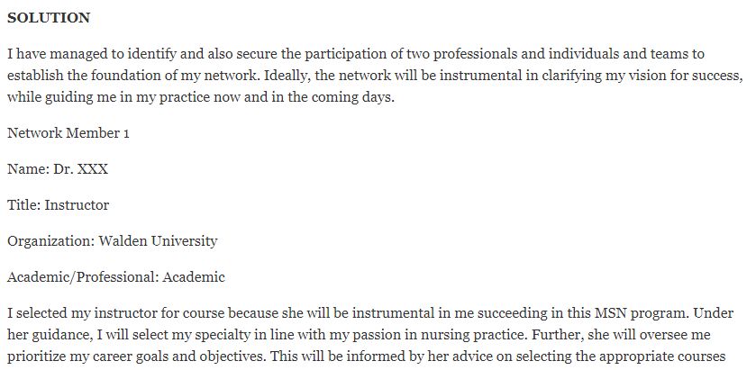 [Answered] NURS-6003 Module 1 Assignment: Academic Success Professional Development Plan ...