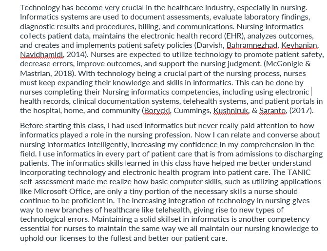 (Solution) NR512 Week 4 Informatics Skills - Modules Tutorials