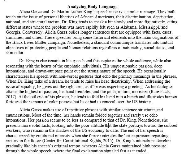 (Solution) POLI330N Week 3 Assignment: Analyzing Body Language - Modules Tutorials